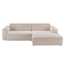 KAWOLA ECKSOFA SAMU Beige Cord