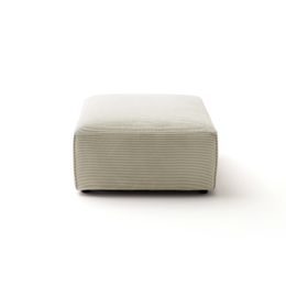 KAWOLA POLSTERHOCKER RANI Beige Cord