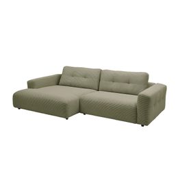 KAWOLA ECKSOFA XL MIKA Gr&uuml;n Cord