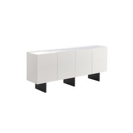 KAWOLA SIDEBOARD LYNN Wei&szlig; Holz