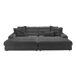 KAWOLA BIG SOFA LANA Schwarz Webstoff