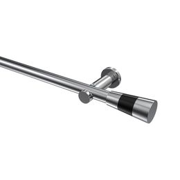 GARDINENSTANGE Platon Tanara 160 cm, 1-l&auml;ufig (ohne Ringe), 20 mm &Oslash; Chrom