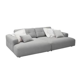 KAWOLA BIG SOFA MIKA Grau Cord