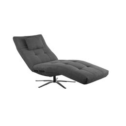 KAWOLA RELAXLIEGE LETICIA Anthrazit Cord Drehbar (360&deg;), Relaxfunktion