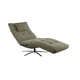 KAWOLA RELAXLIEGE LETICIA Gr&uuml;n Cord Drehbar (360&deg;), Relaxfunktion