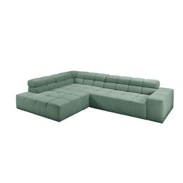 KAWOLA ECKSOFA NEVADA Gr&uuml;n Cord