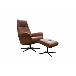 KAWOLA RELAXSESSEL JOSIANE Braun Leder Relaxfunktion