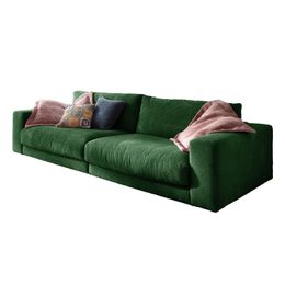 KAWOLA SOFA 3-SITZER MADELINE Smaragdgr&uuml;n Cord