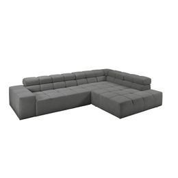 KAWOLA ECKSOFA MIT MOTORISCHEM SITZVORZUG NEVADA Anthrazit Cord Relaxfunktion