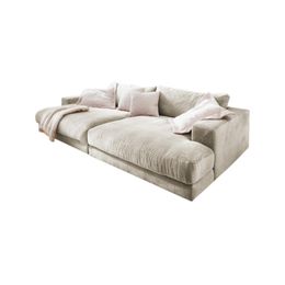 KAWOLA BIG SOFA XL MADELINE Cremewei&szlig; Cord