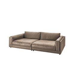 KAWOLA BIG SOFA RAINA Taupe Leder