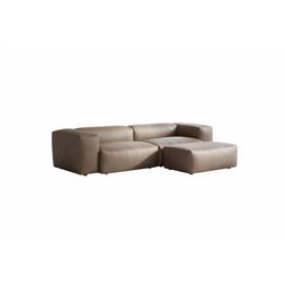 KAWOLA SOFA CELESTE Anthrazit Lederfaserstoff