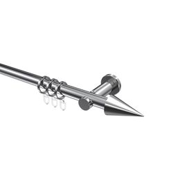 GARDINENSTANGE Platon Savio 160 cm, 1-l&auml;ufig, 20 mm &Oslash; Chrom