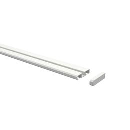 GARDINENSCHIENE Slimline 180 cm, 1-/2-l&auml;ufig Wei&szlig;