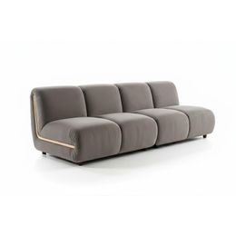 KAWOLA MODULSOFA LAYLA Taupe Velvet