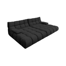 KAWOLA BIG SOFA VIVIEN Schwarz Velvet