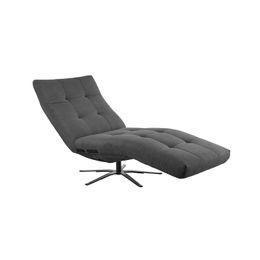 KAWOLA RELAXLIEGE LETICIA Anthrazit Cord Drehbar (360&deg;), Relaxfunktion