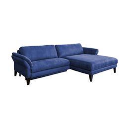 KAWOLA ECKSOFA MALTA Blau Webstoff