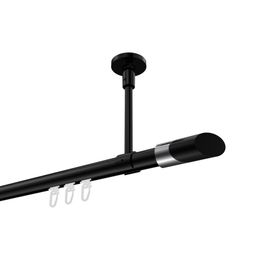 GARDINENSTANGE INNENLAUF Sonette Verano 120 cm, 1-l&auml;ufig, 20 mm &Oslash; Schwarz