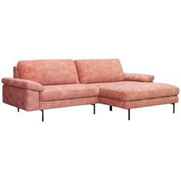 KAWOLA SOFA VISAO Pink Velvet