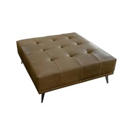KAWOLA HOCKER WIOLO Beige Leder