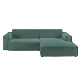 KAWOLA ECKSOFA SAMU Gr&uuml;n Cord