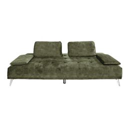 KAWOLA SOFA WIOLO Gr&uuml;n Velvet