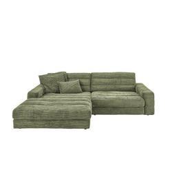 KAWOLA ECKSOFA LANA SOFA Gr&uuml;n Cord
