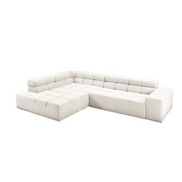 KAWOLA ECKSOFA NEVADA Wei&szlig; Cord