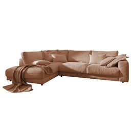 KAWOLA ECKSOFA MADELINE Braun Cord