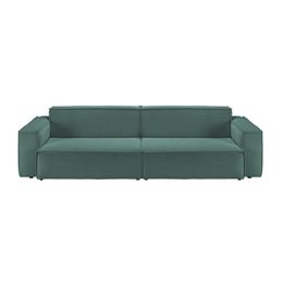KAWOLA SOFA SAMU Dunkelgr&uuml;n Cord