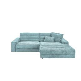 KAWOLA ECKSOFA LANA SOFA Hellblau Cord