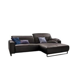 KAWOLA ECKSOFA YORK Grau Leder