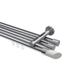 GARDINENSTANGE INNENLAUF Siteno Verano 120 cm, 3-l&auml;ufig, 20 mm &Oslash; Chrom