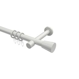 GARDINENSTANGE Prestige Sitra 180 cm, 1-l&auml;ufig, 20 mm &Oslash; Wei&szlig;
