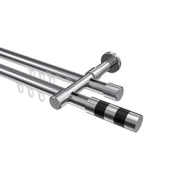 GARDINENSTANGE INNENLAUF Prestige Mavell 200 cm, 2-l&auml;ufig, 20 mm &Oslash; Chrom