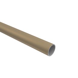 RUNDROHR 180 cm, 16 mm &Oslash; Gold-farbig matt