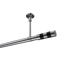 GARDINENSTANGE Sonette Mavell 200 cm, 1-l&auml;ufig, 20 mm &Oslash; Chrom