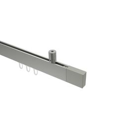 GARDINENSTANGE INNENLAUF Sonius Lox 120 cm, 1-l&auml;ufig, 14x35 mm Edelstahl-Optik