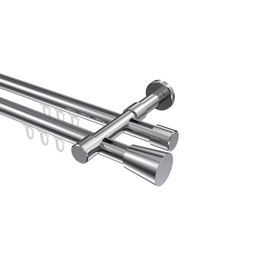 GARDINENSTANGE INNENLAUF Prestige Sitra 200 cm, 2-l&auml;ufig, 20 mm &Oslash; Chrom