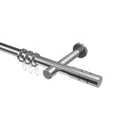 GARDINENSTANGE Prestige Elanto 420 cm (geteilt in 3 x 140 cm), 1-l&auml;ufig, 20 mm &Oslash; Chrom