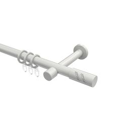 GARDINENSTANGE Prestige Zoena 600 cm (geteilt in 3 x 200 cm), 1-l&auml;ufig, 20 mm &Oslash; Wei&szlig;