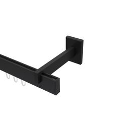 GARDINENSTANGE INNENLAUF Smartline Paxo 240 cm (geteilt in 2 x 120 cm), 1-l&auml;ufig, 14x35 mm Schwarz