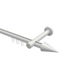 GARDINENSTANGE INNENLAUF Prestige Savio 540 cm (geteilt in 3 x 180 cm), 1-l&auml;ufig, 20 mm &Oslash; Wei&szlig;