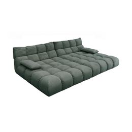 KAWOLA BIG SOFA VIVIEN Smaragdgr&uuml;n Cord