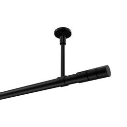 GARDINENSTANGE Sonette Elanto 180 cm, 1-l&auml;ufig, 20 mm &Oslash; Schwarz
