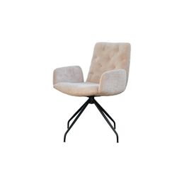 KAWOLA DREHSTUHL NEW CHARME Taupe Cord (1er-Set)