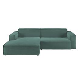 KAWOLA ECKSOFA SAMU Gr&uuml;n Cord