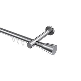 GARDINENSTANGE INNENLAUF Prestige Sitra 260 cm (geteilt in 2 x 130 cm), 1-l&auml;ufig, 20 mm &Oslash; Chrom