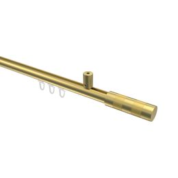 GARDINENSTANGE INNENLAUF Sonius Mavell 140 cm, 1-l&auml;ufig, 20 mm &Oslash; Messing-Optik